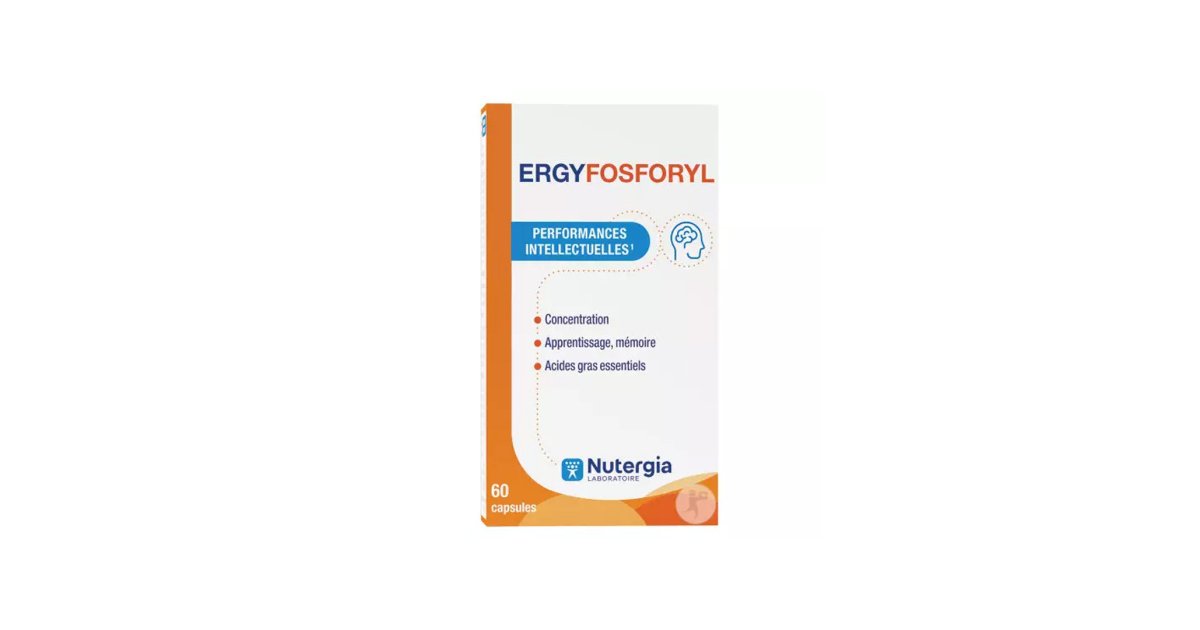Capsules compléments alimentaires Ergyfosforyl