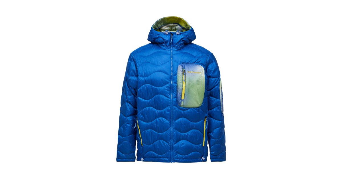 Piumino uomo Peak Performance Helium AOP Utility Down Hood
