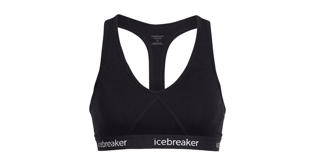 Reggiseno in lana merino Sprite Racerback Icebreaker