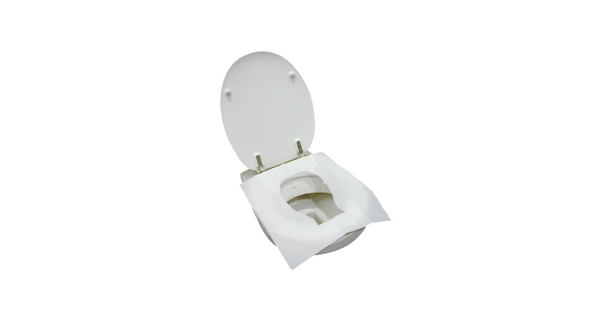 Protection pour siège des WC - Lingette cuvette toilettes