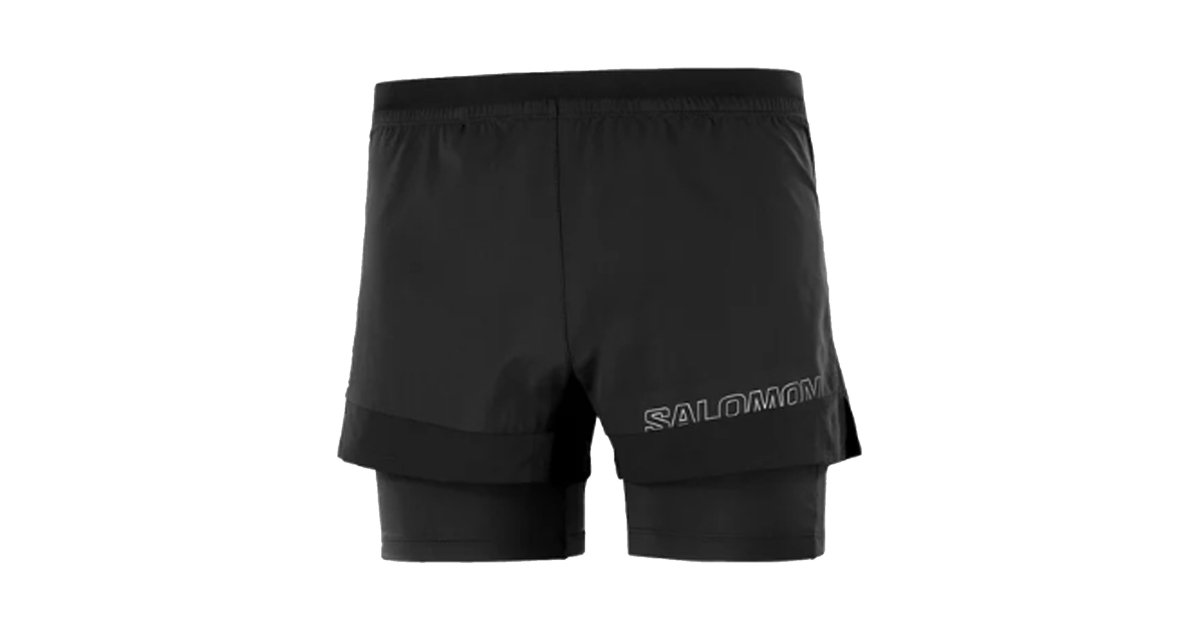 Short de running Cross 2 en 1 homme Salomon - Tonton Outdoor