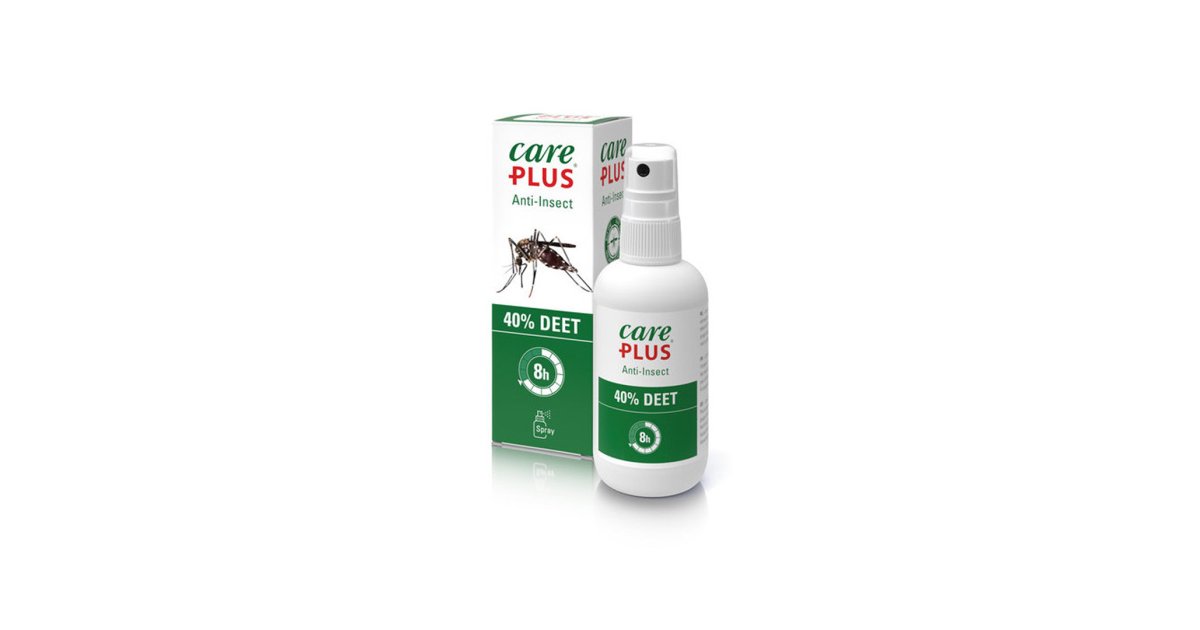 Spray anti-insecte DEET 40% CarePlus